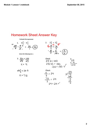 Module 1 lesson 1 | PDF