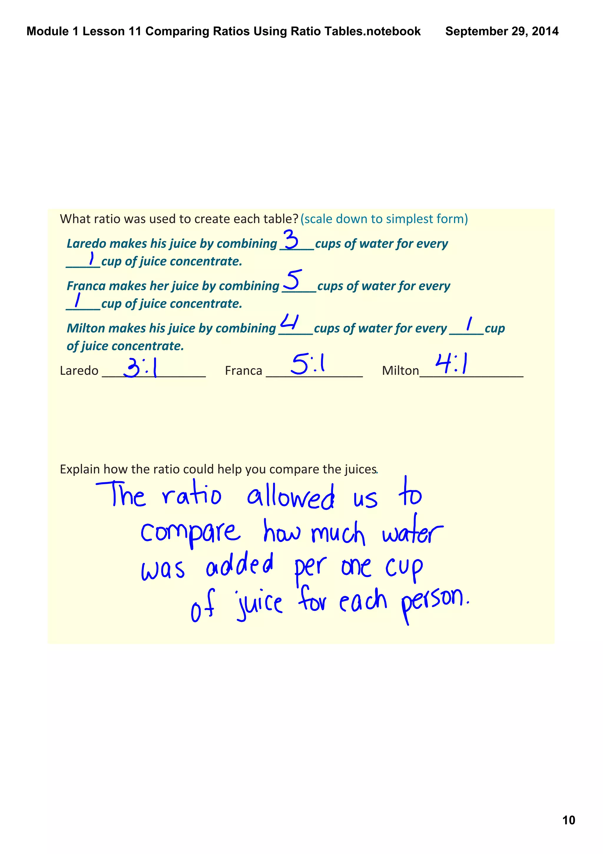 Module 1 lesson 11 | PDF