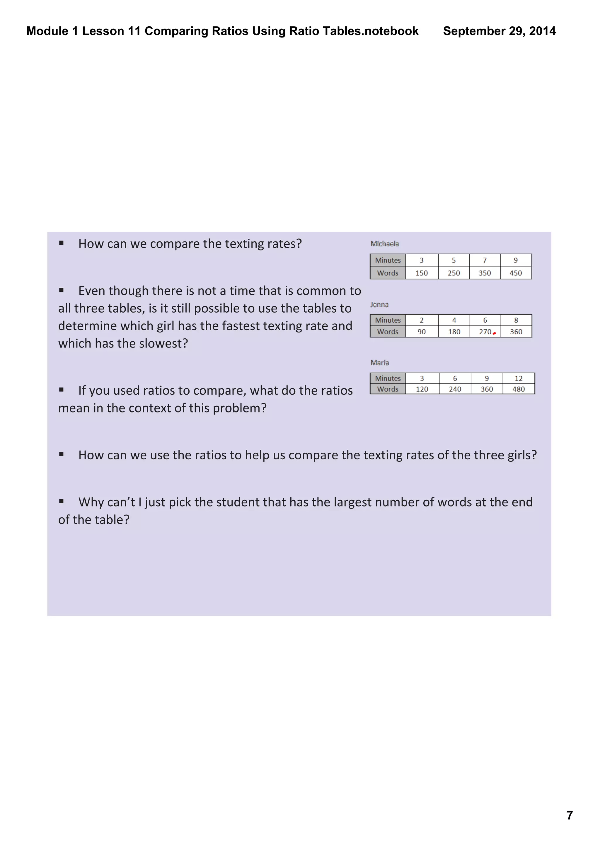 Module 1 lesson 11 | PDF