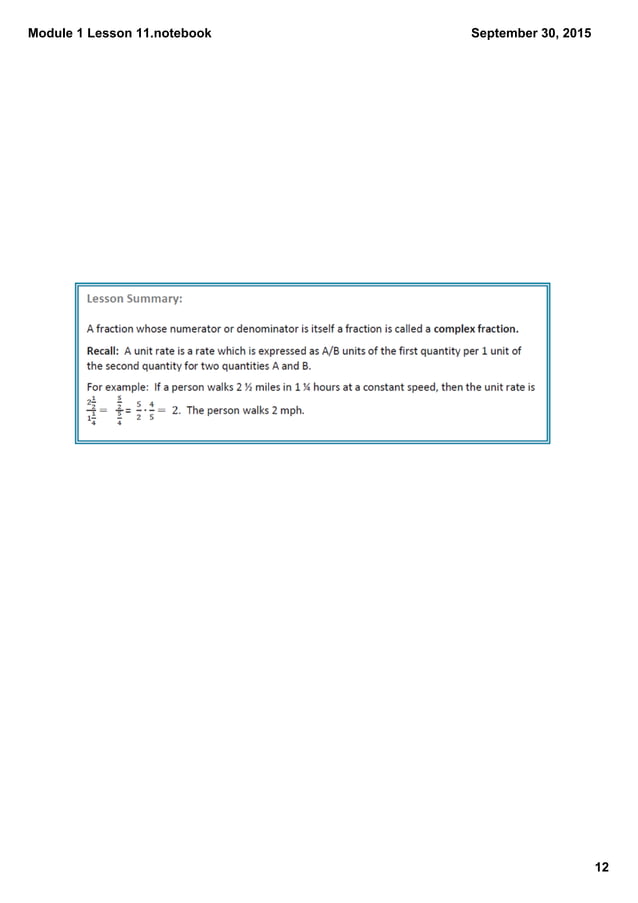 Module 1 lesson 11 | PDF