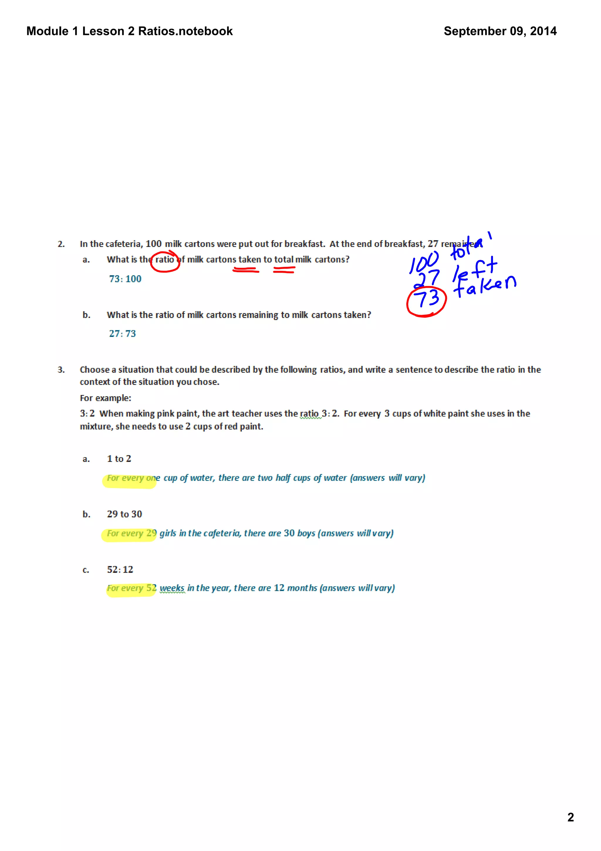 Module 2 lesson 1 2014 | PDF