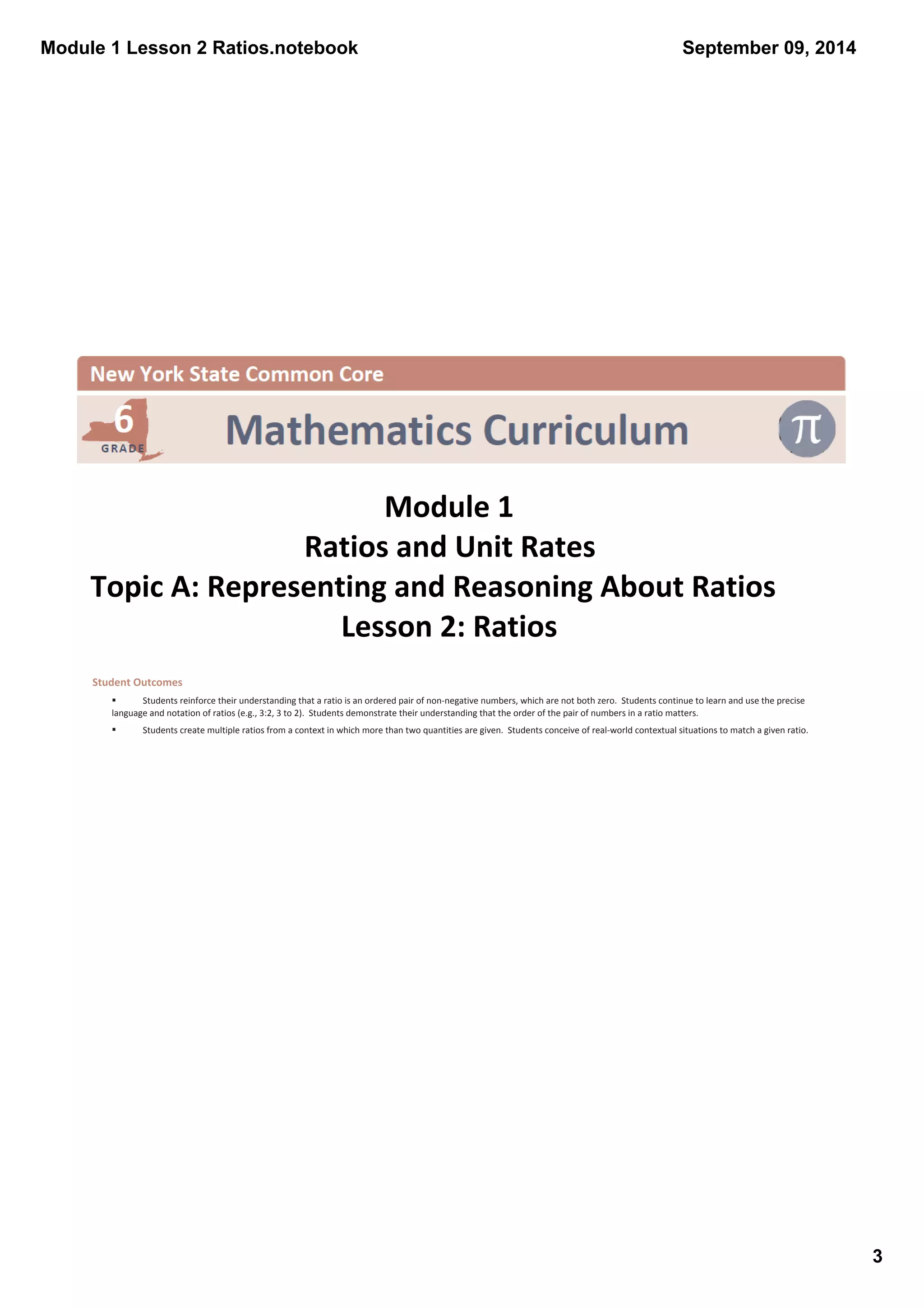 Module 2 lesson 1 2014 | PDF