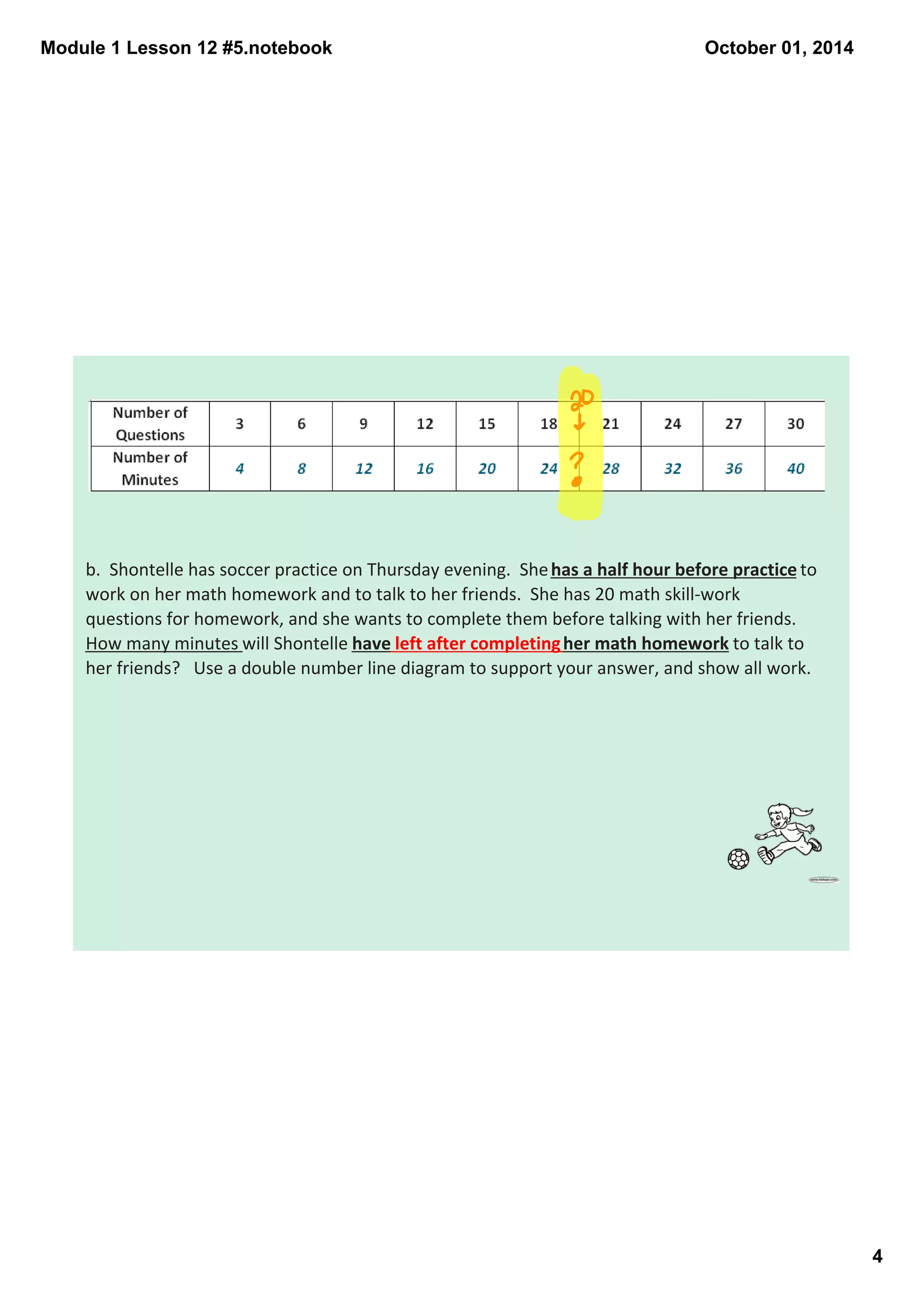 Module 1 lesson 12 #5 | PDF | Homework and Study | Education