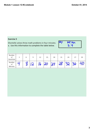 Module 1 lesson 12 #5 | PDF | Homework and Study | Education