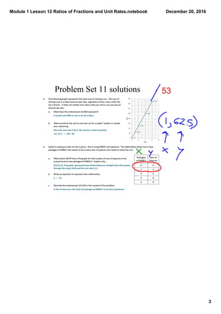 Module 1 lesson 12 ratios of fractions and unit rates | PDF