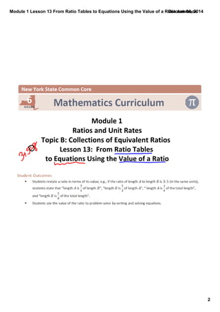 Module 1 lesson 13 | PDF