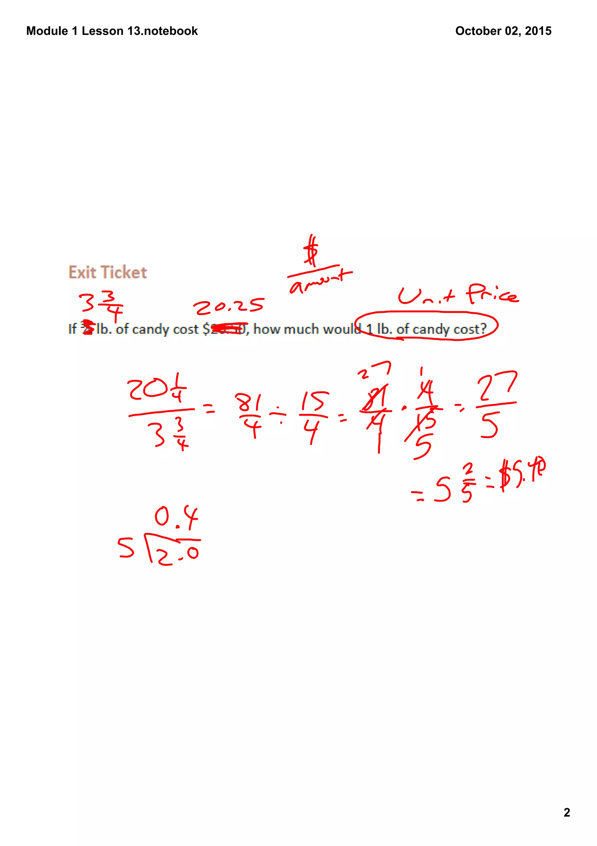 Module 1 lesson 13 | PDF