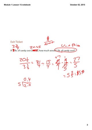 Module 1 lesson 13 | PDF