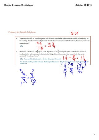 Module 1 lesson 13 | PDF