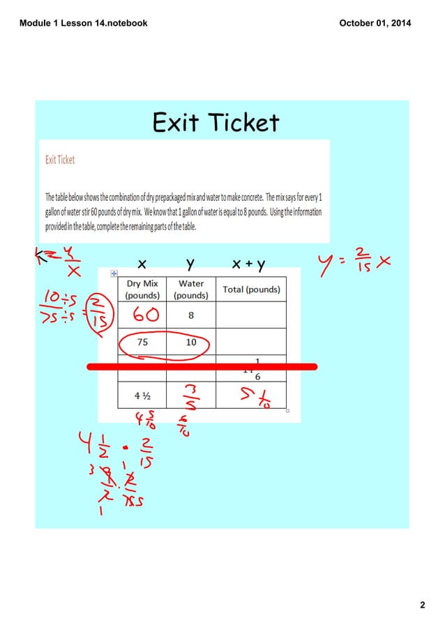 Module 1 lesson 14 | PDF