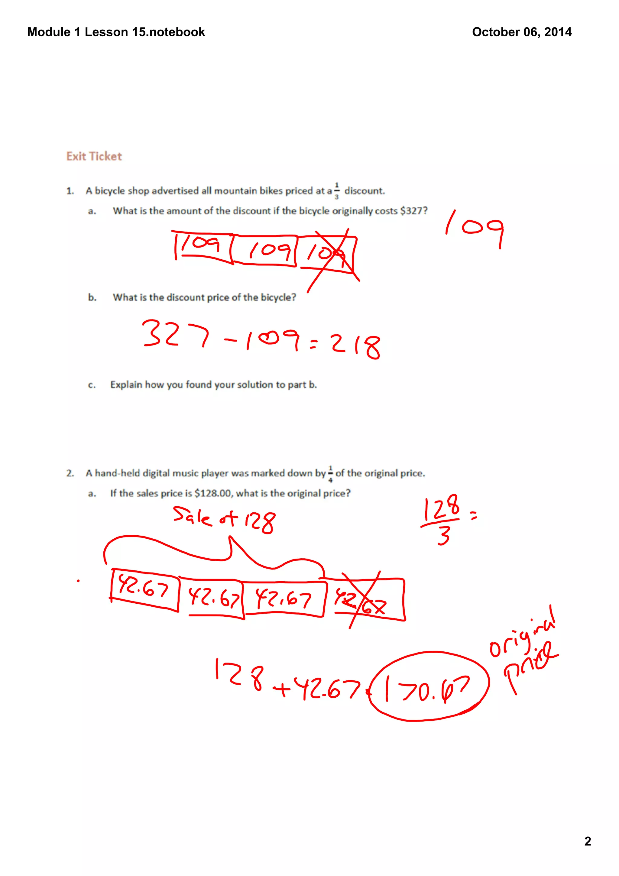Module 1 lesson 15 | PDF