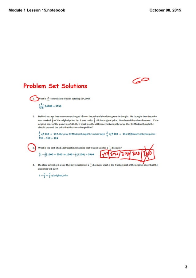 Module 1 lesson 15 | PDF