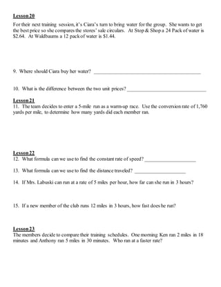 Module 1 lesson 16 23 review | PDF
