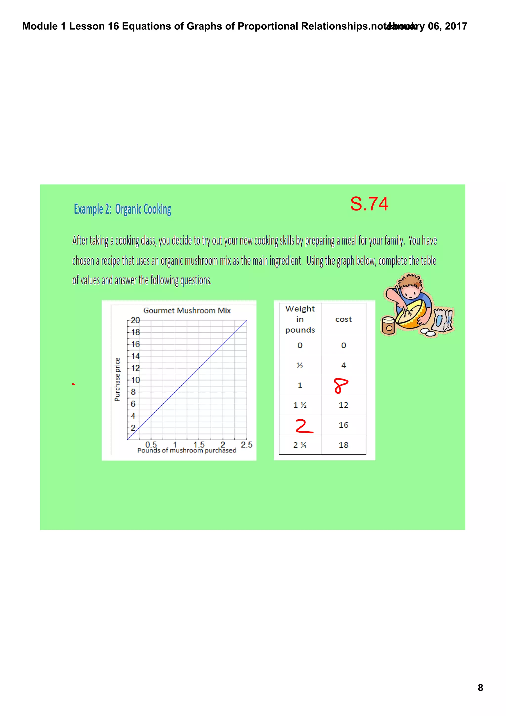 Module 1 lesson 16 equations of graphs of proportional relationships | PDF