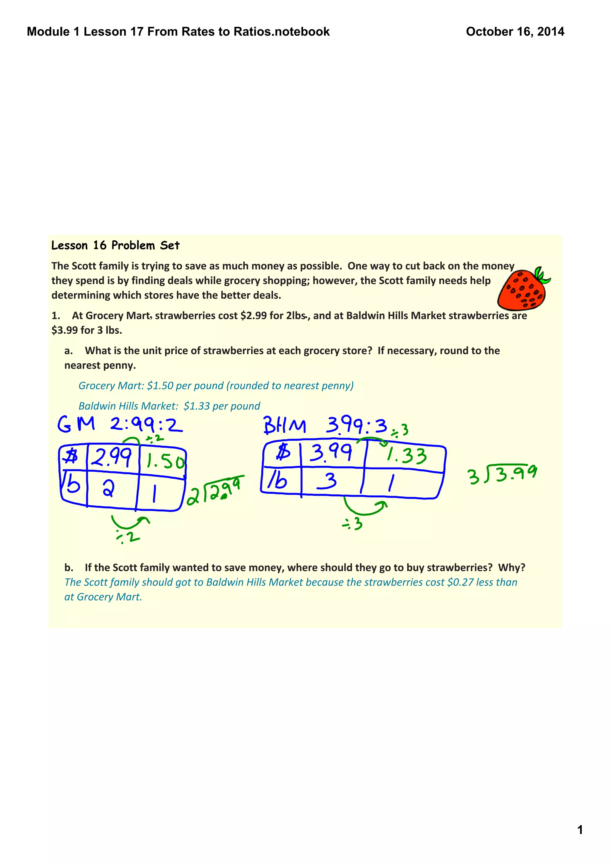 Module 1 lesson 17 | PDF