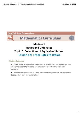 Module 1 lesson 17 | PDF