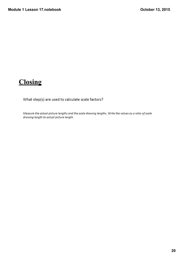 Module 1 lesson 17 | PDF