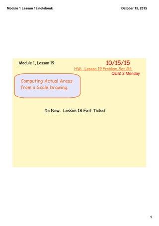 Module 1 lesson 19 | PDF