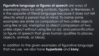 Module 1 lesson 2 English 6 quarter 1 Figure of speech | PPTX