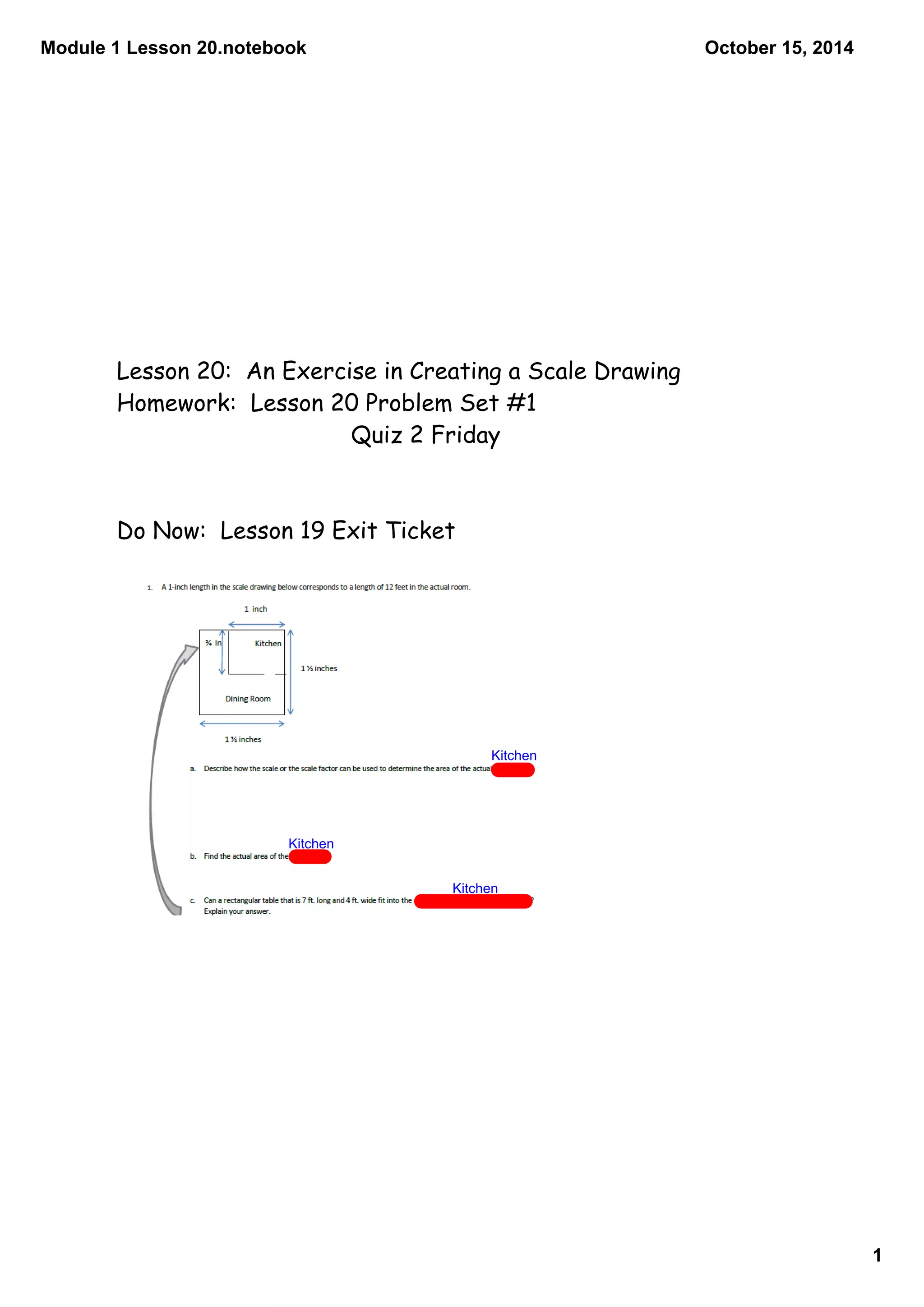 Module 1 lesson 20 | PDF | Science