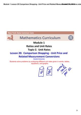 Module 1 lesson 20 | PDF