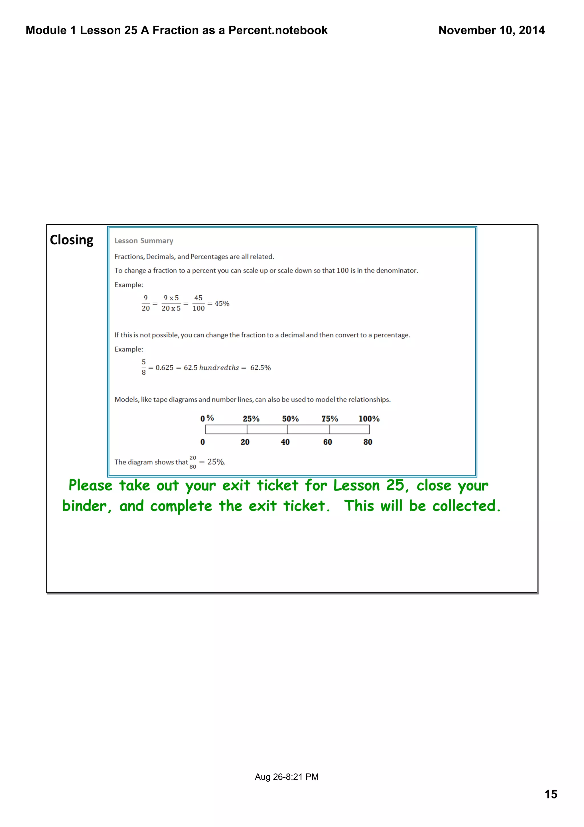 Module 1 lesson 25 | PDF