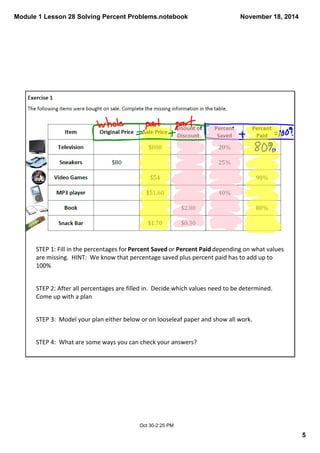 Module 1 lesson 28 | PDF