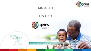 Module 1 lesson 3 ambulatory pmb (mco) | PPT