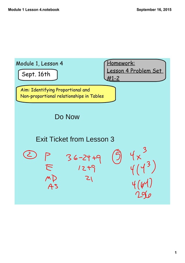 Module 1 lesson 4 | PDF
