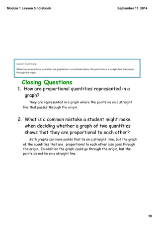 Module 1 lesson 5 | PDF