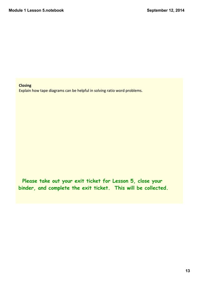 Module 1 lesson 5 | PDF | Education