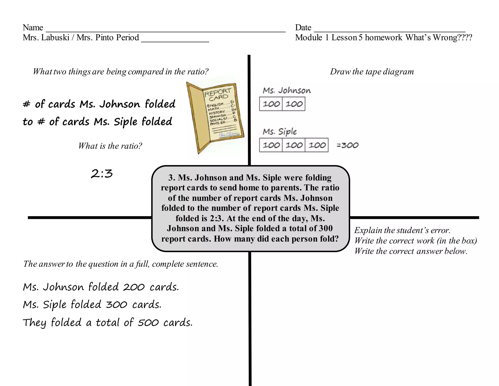 Module 1 lesson 5 graphic organizer. | PPT