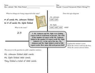 Module 1 lesson 5 graphic organizer. | PPT