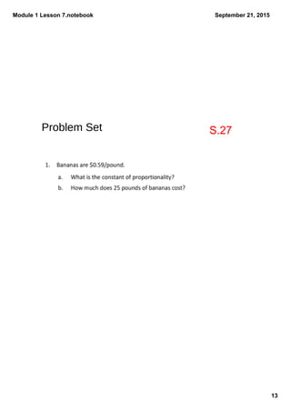 Module 1 lesson 7 | PDF