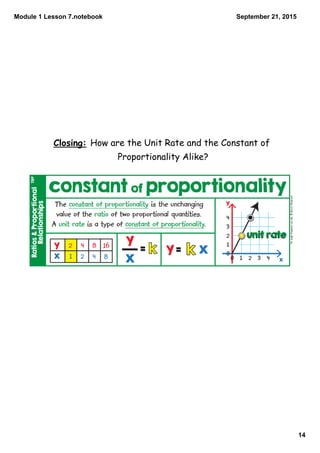 Module 1 lesson 7 | PDF