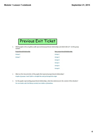 Module 1 lesson 7 | PDF