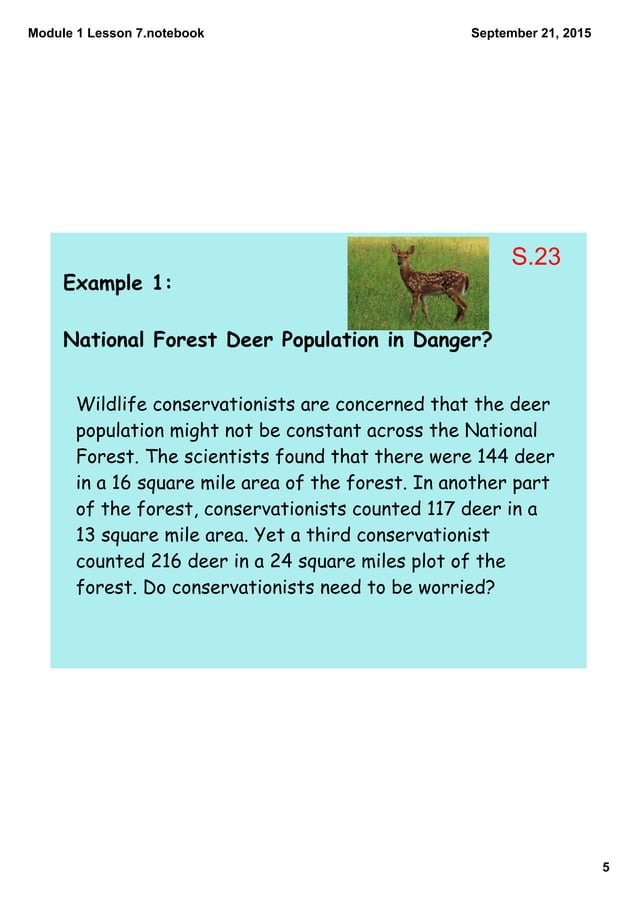 Module 1 lesson 7 | PDF