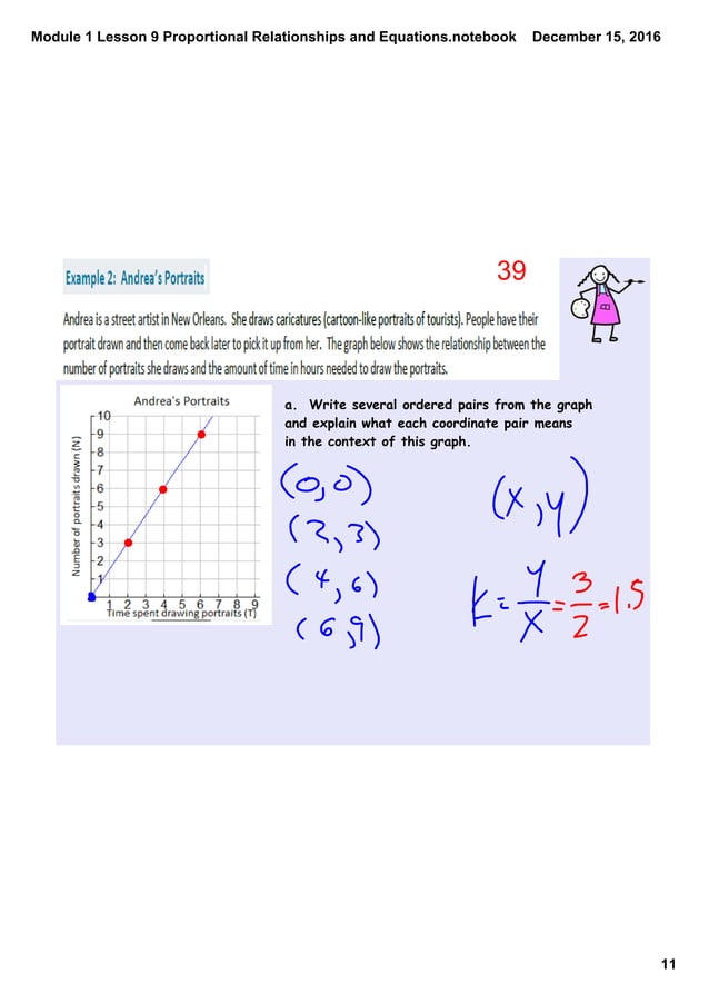 Module 1 lesson 9 proportional relationships and equations | PDF