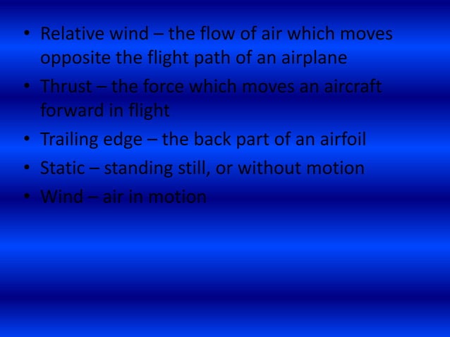 Module 1 Introduction To Flight | PPT