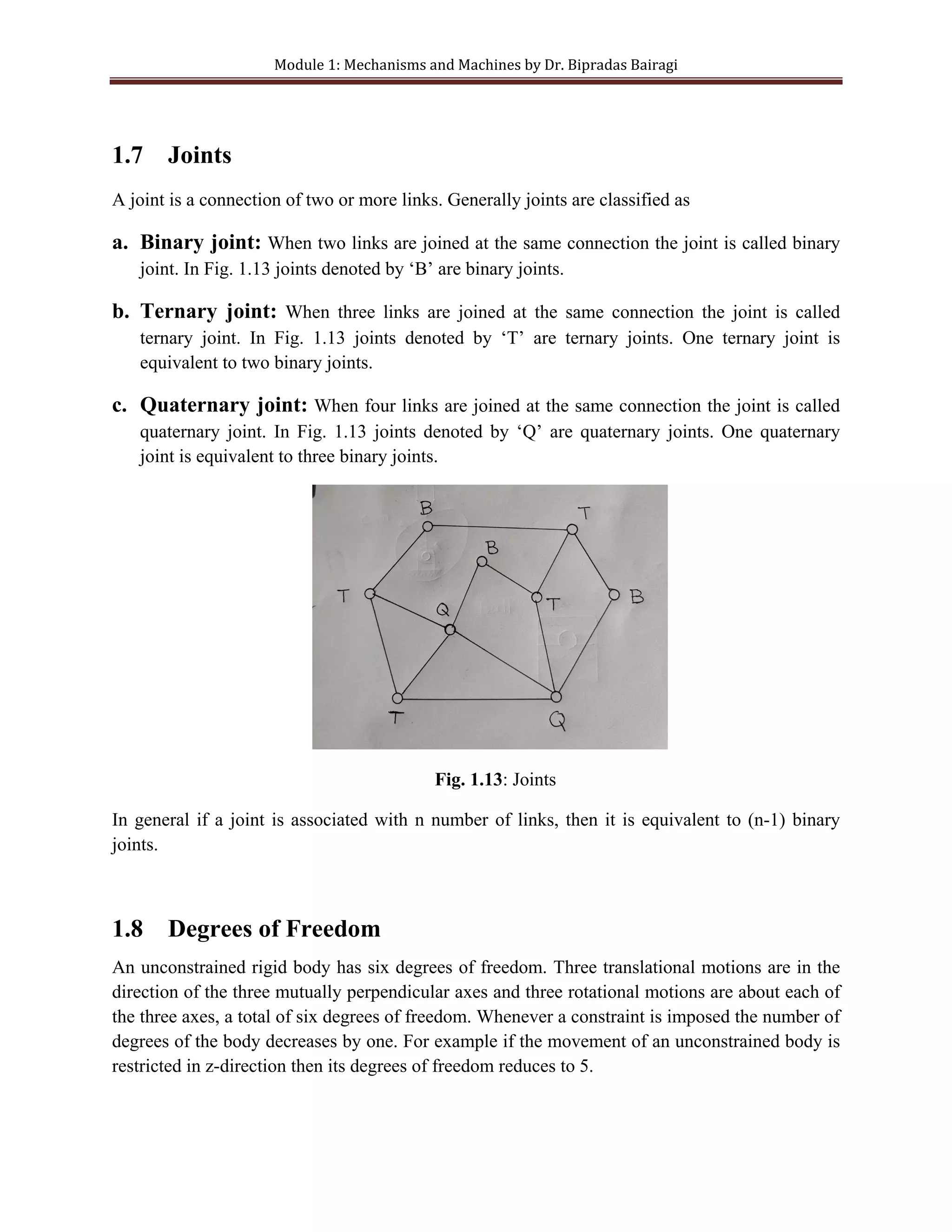 Module 1 mechanisms and machines | PDF