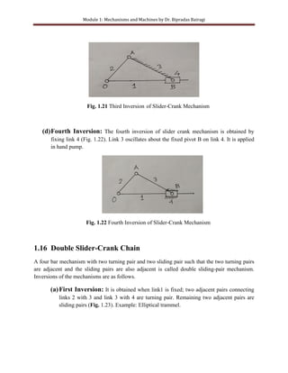 Module 1 mechanisms and machines | PDF