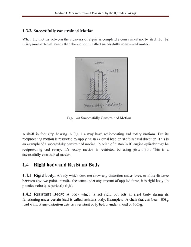 Module 1 mechanisms and machines | PDF | Physics | Science