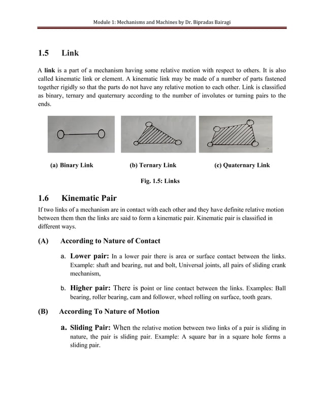 Module 1 mechanisms and machines | PDF | Physics | Science