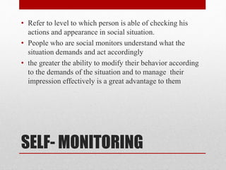 Attribution and Self concepts | PPTX