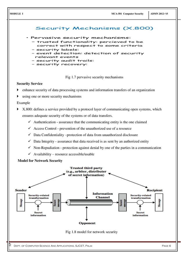 Network and Computer security | PDF