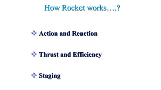 Rockets and missiles notes engineering ppt | PPTX