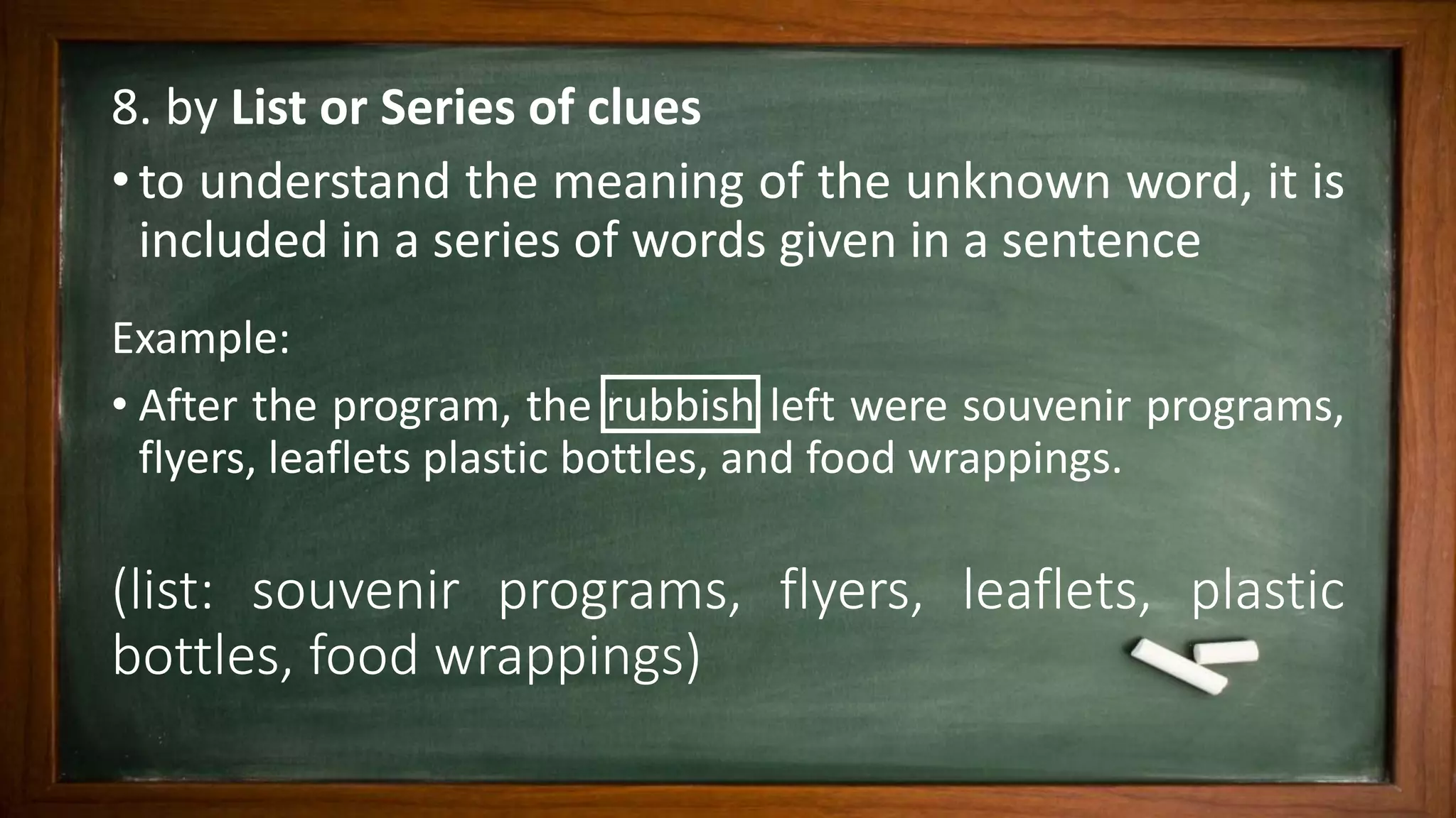 Module 1 noting context clues | PPTX