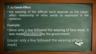 Module 1 noting context clues | PPTX