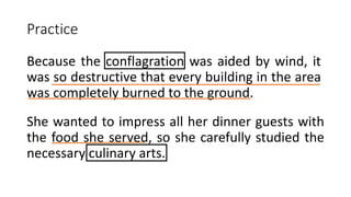 Module 1 noting context clues | PPTX