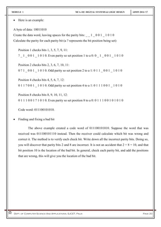 Module 1 number systems and code1 | PDF